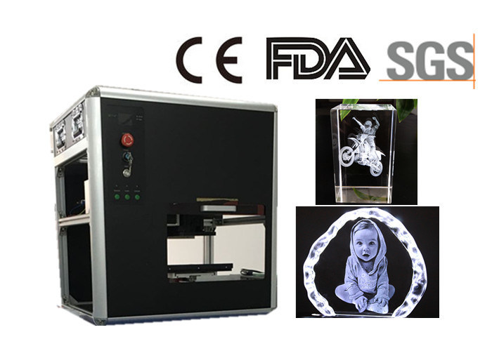 2D 3D Glass Laser Engraving Machine , Color Laser Engraving Machine
