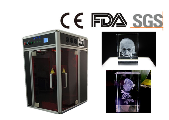 Single Phase 3D Laser Glass Engraving Machine CE / FDA Certificated